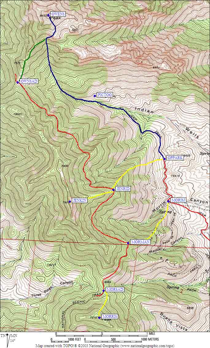 4 Peaks at Indian Wells - Climber.Org Trip Report